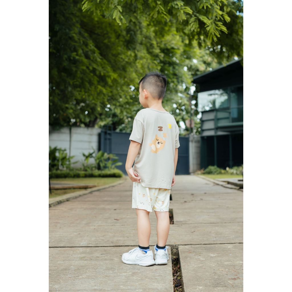 Petit Beary Bamboo Kids Basic Tee Set / Playset / Cooling Tshirt Set ...